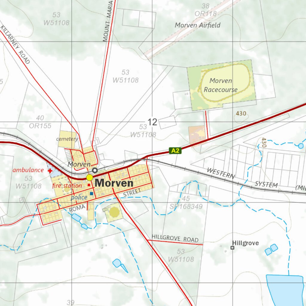 Morven (8345-3) Map by Department of Resources | Avenza Maps