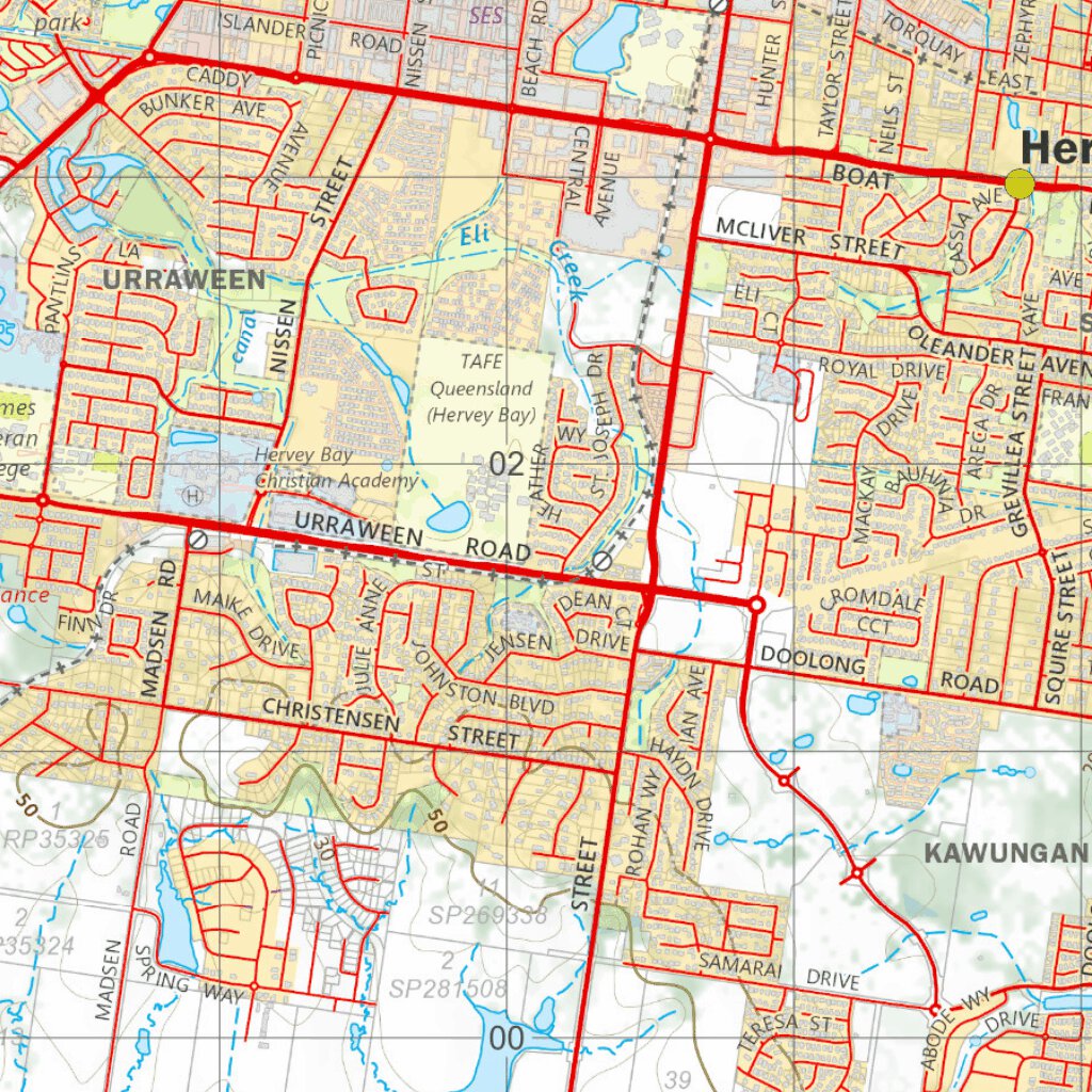 Pialba (9447-2) Map by Department of Resources | Avenza Maps