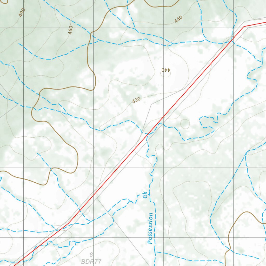 Possession Creek (8446-3) Map by Department of Resources | Avenza Maps