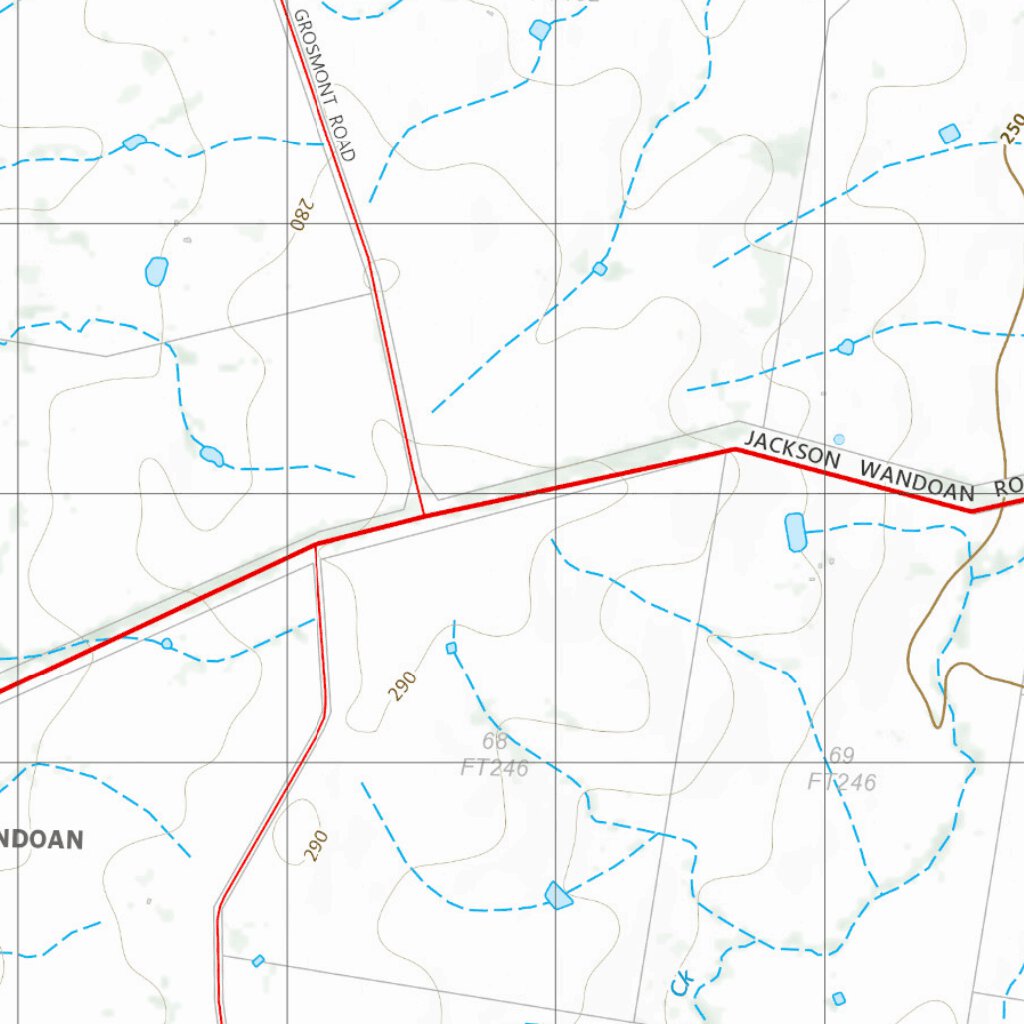 Wandoan (8845-1) Map by Department of Resources | Avenza Maps