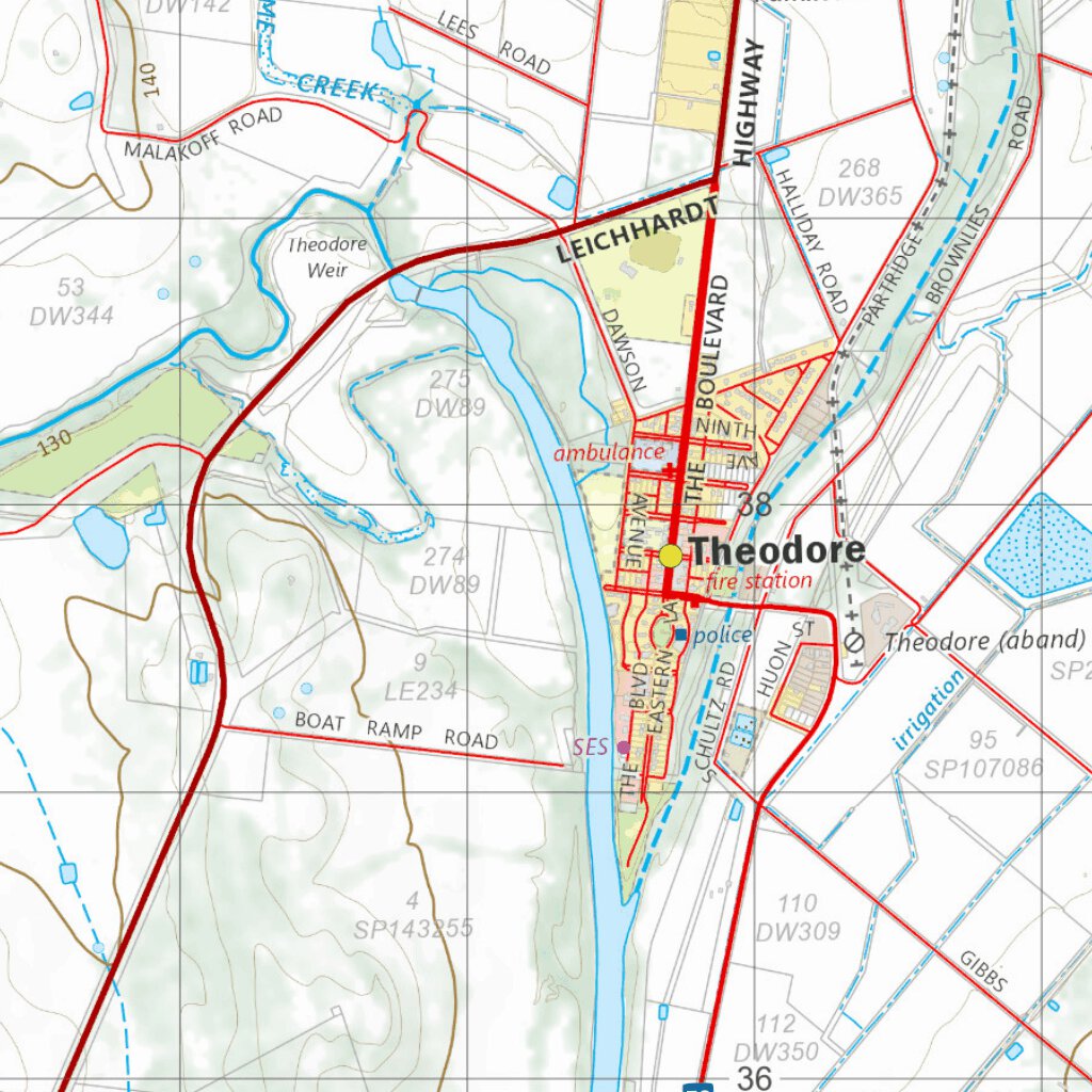 Theodore (8948-3) Map by Department of Resources | Avenza Maps