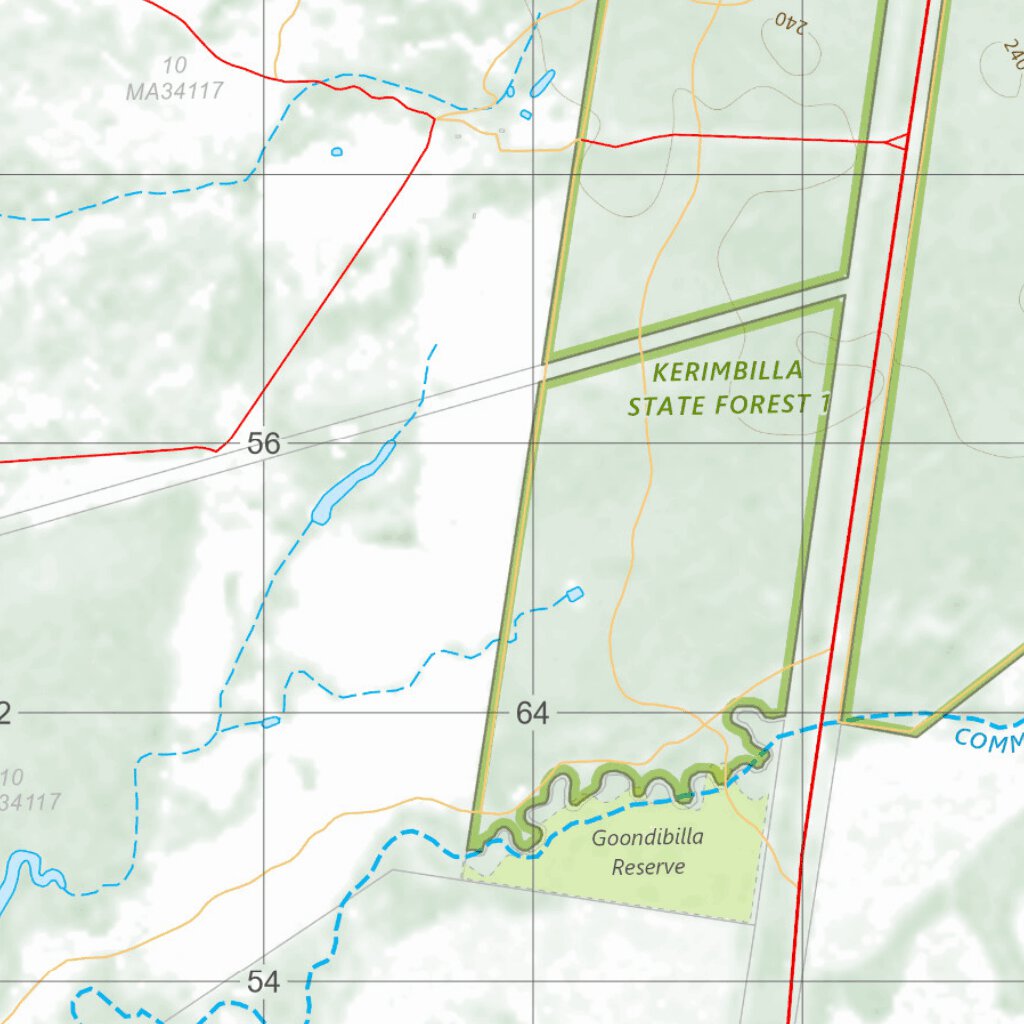 Moogoon (9041-3) Map by Department of Resources | Avenza Maps