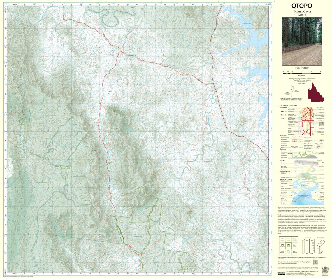 Mount Gaeta (9248-3) Map by Department of Resources | Avenza Maps