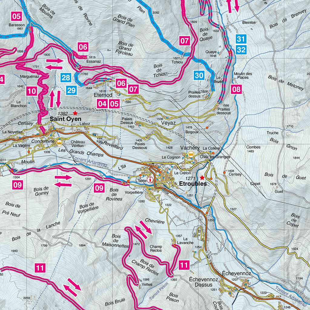 Grand-Saint-Bernard / WINTER Map by Fraternali Editore | Avenza Maps