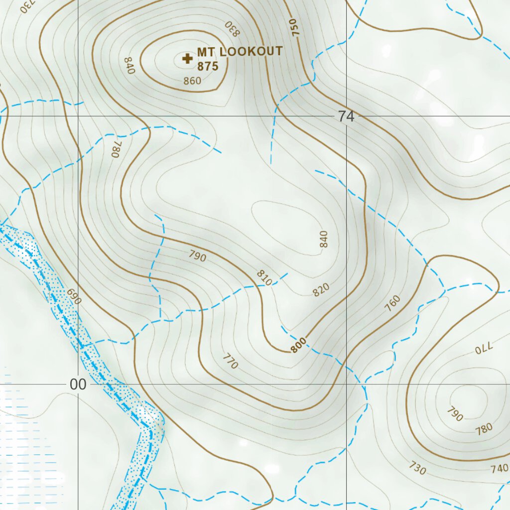 Mount Lookout (7759-42) Map by Department of Resources | Avenza Maps