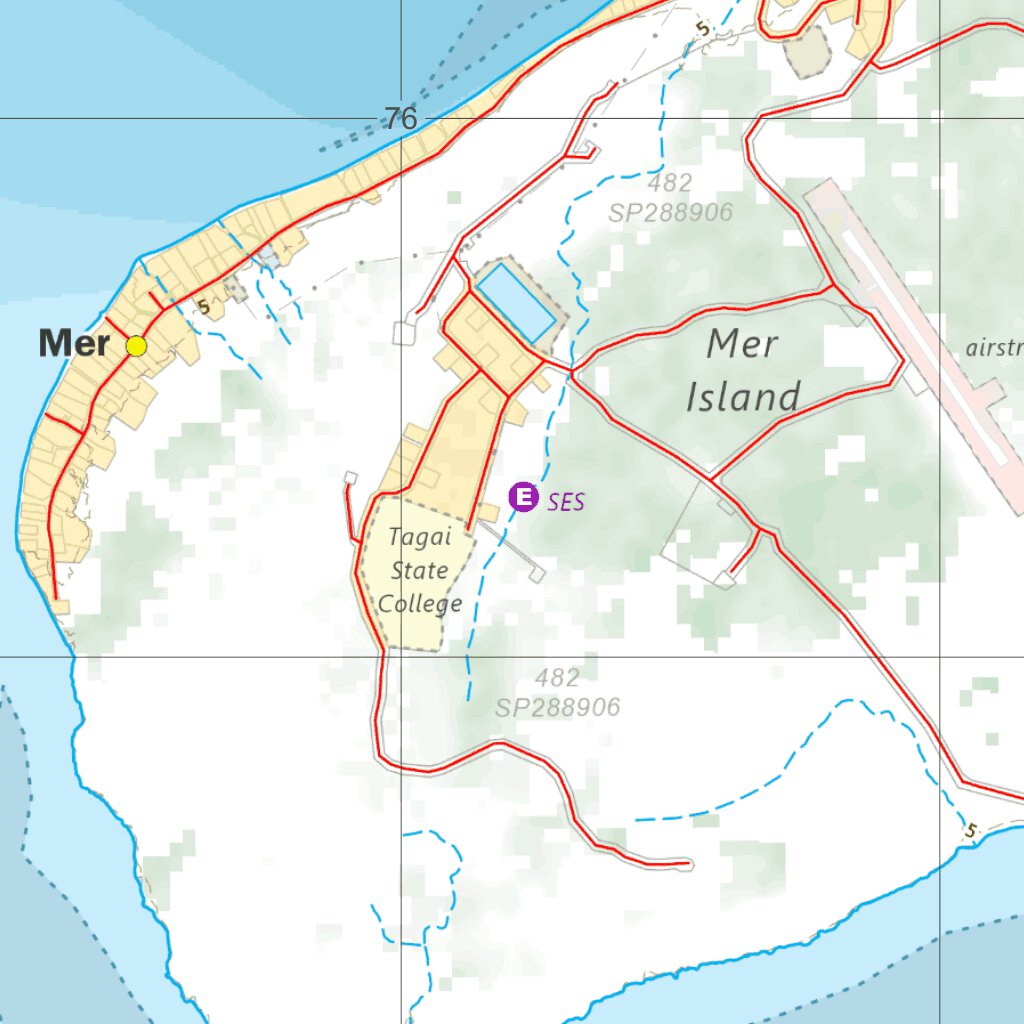Murray Islands (7778-33) Map by Department of Resources | Avenza Maps