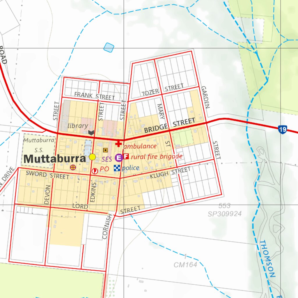 Muttaburra (7852-44) Map by Department of Resources | Avenza Maps