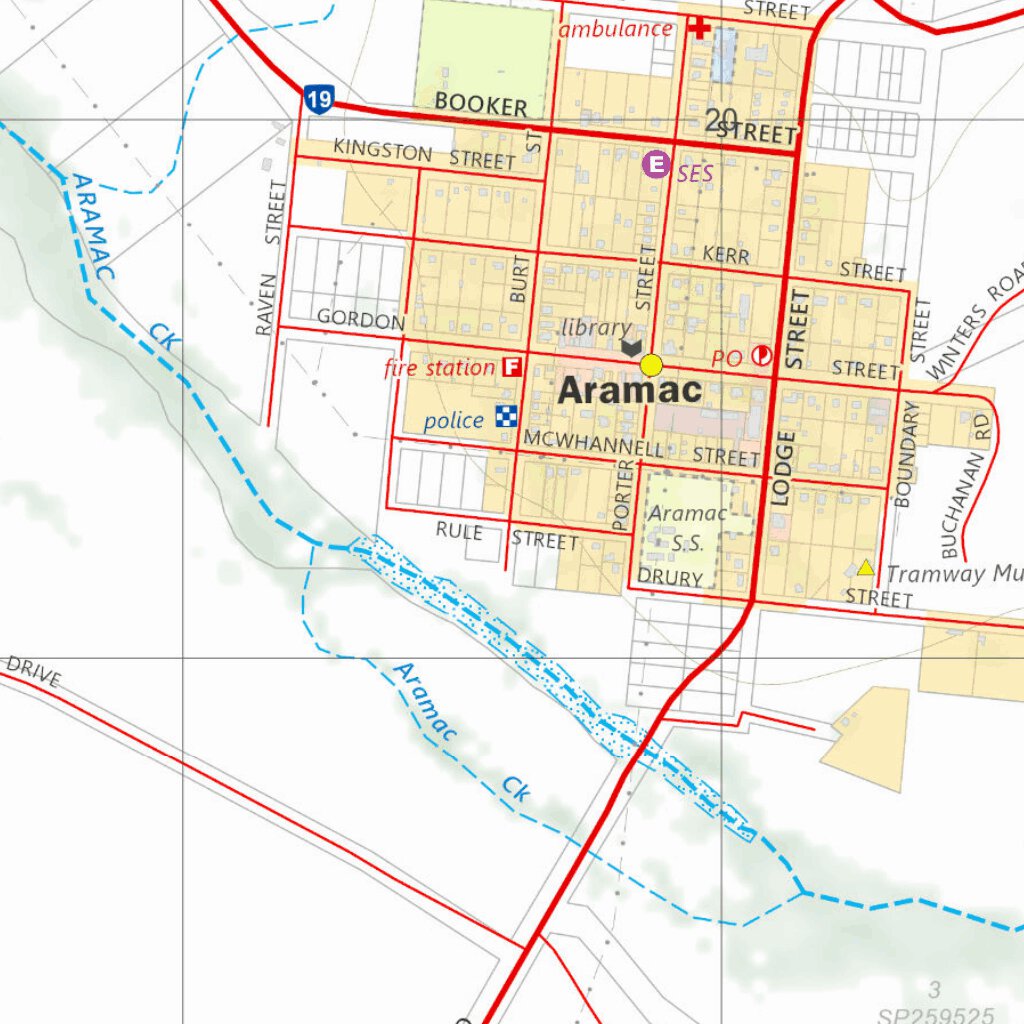 Aramac (7952-32) Map by Department of Resources | Avenza Maps