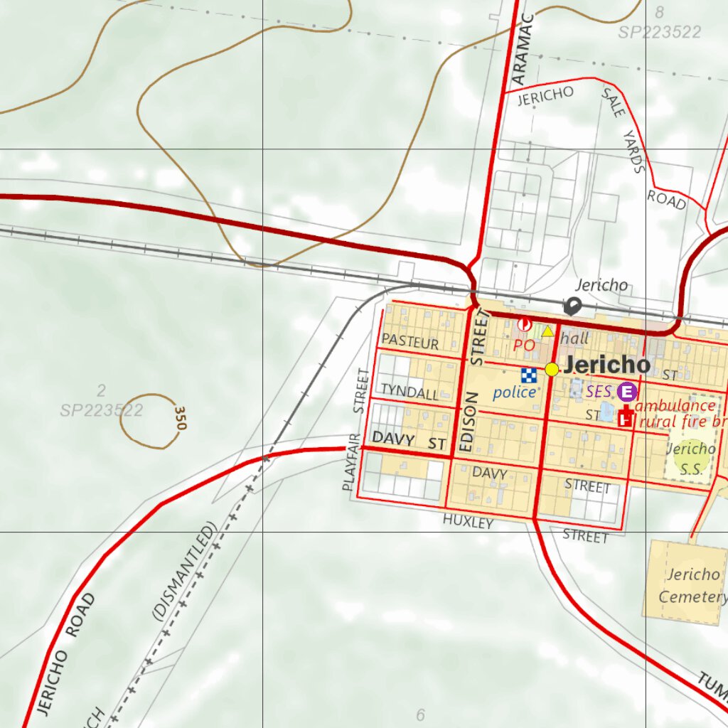 Jericho (8150-44) Map by Department of Resources | Avenza Maps