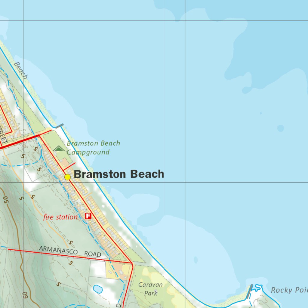 Bramston Beach (8163-34) Map by Department of Resources | Avenza Maps