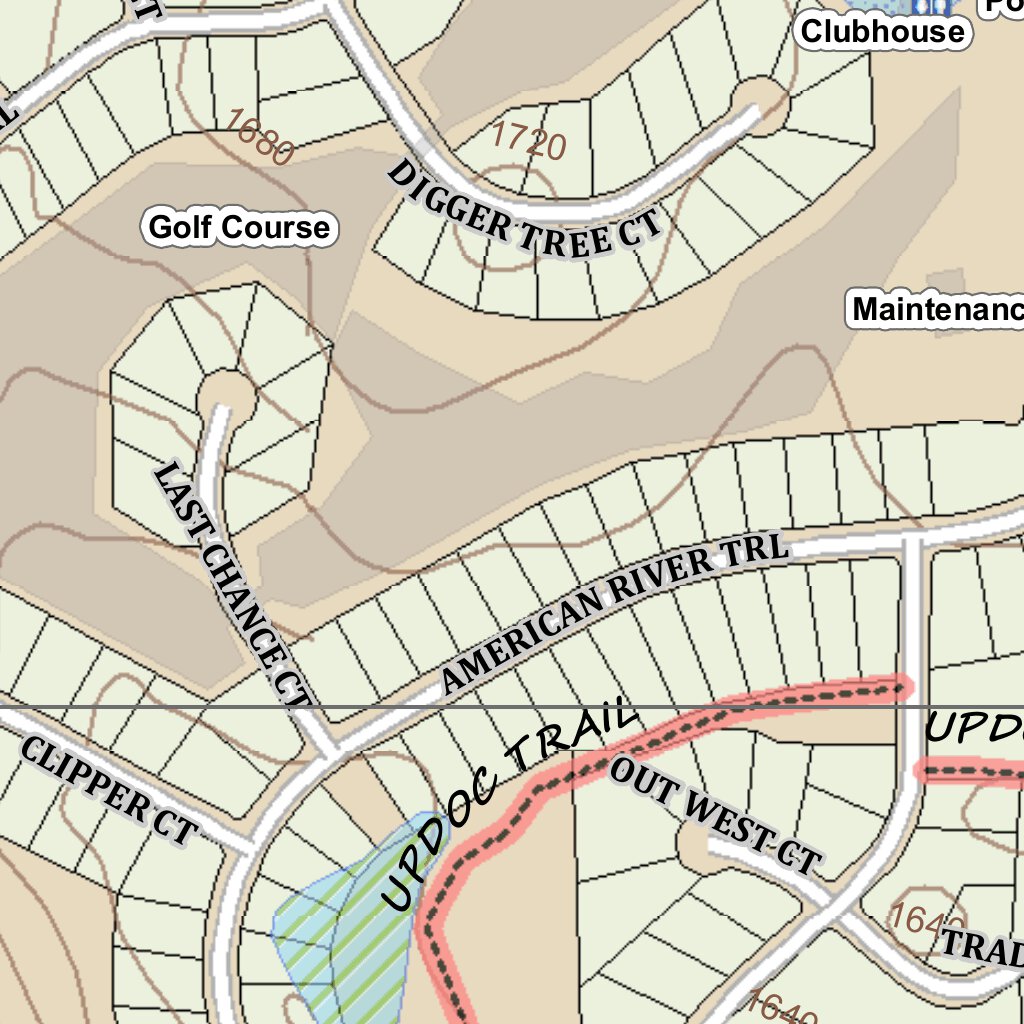 Auburn Lake Trails Map by M3D | Avenza Maps