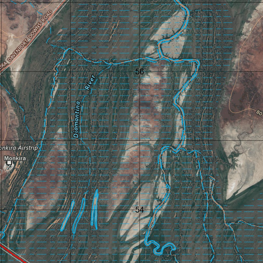 Monkira (7048-3i) Map by Department of Resources | Avenza Maps