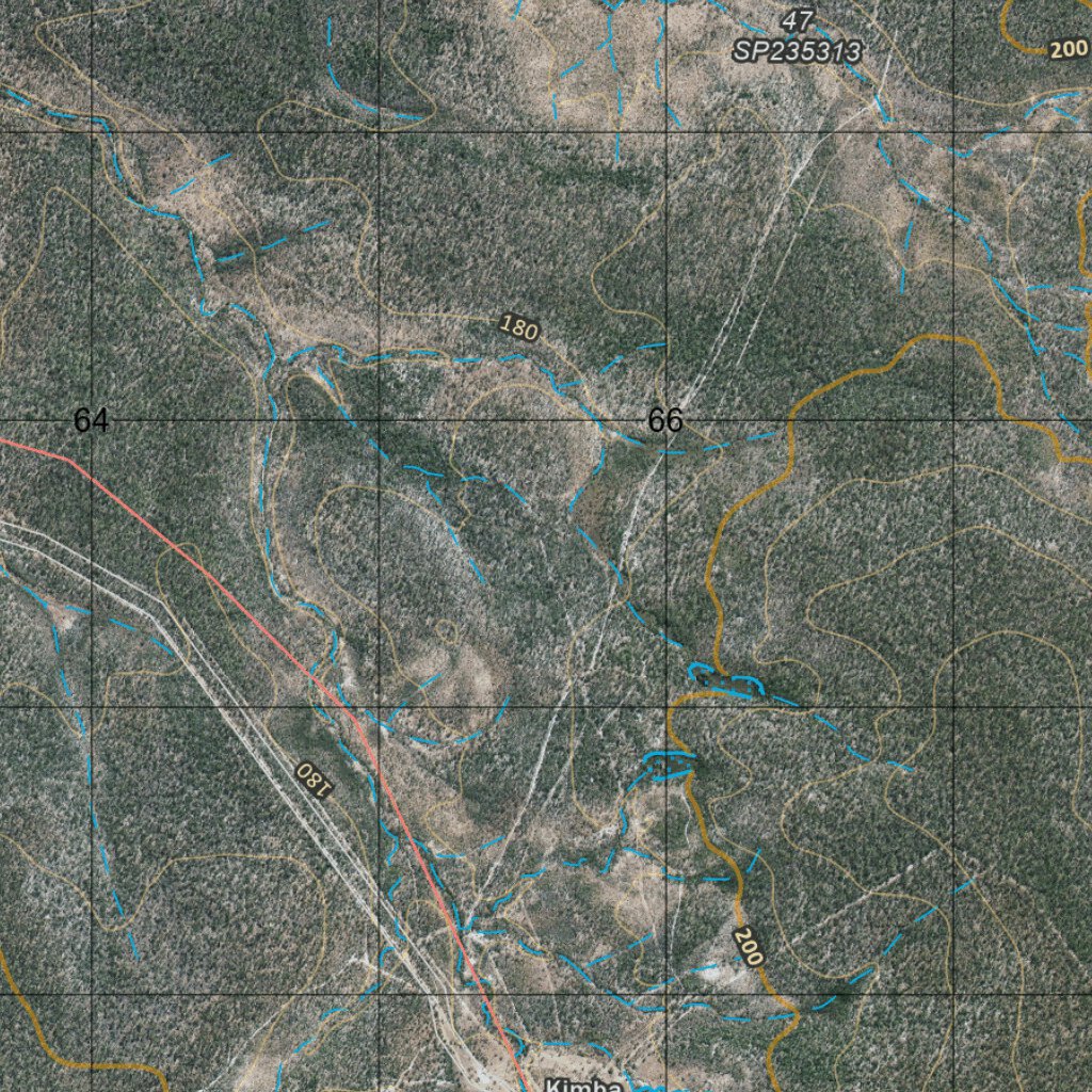 Middle Spring (7566-1i) Map by Department of Resources | Avenza Maps