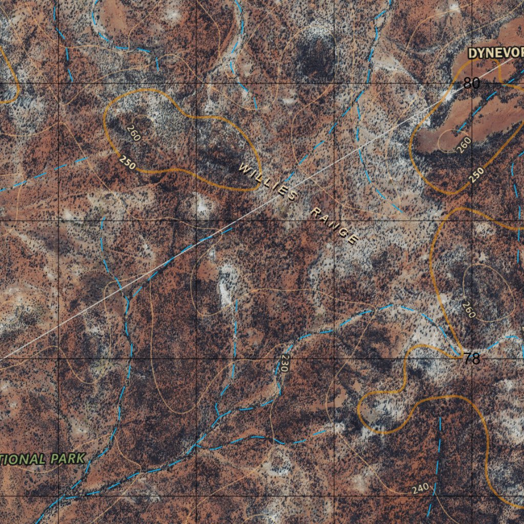 Yowah (7841-4i) Map by Department of Resources | Avenza Maps