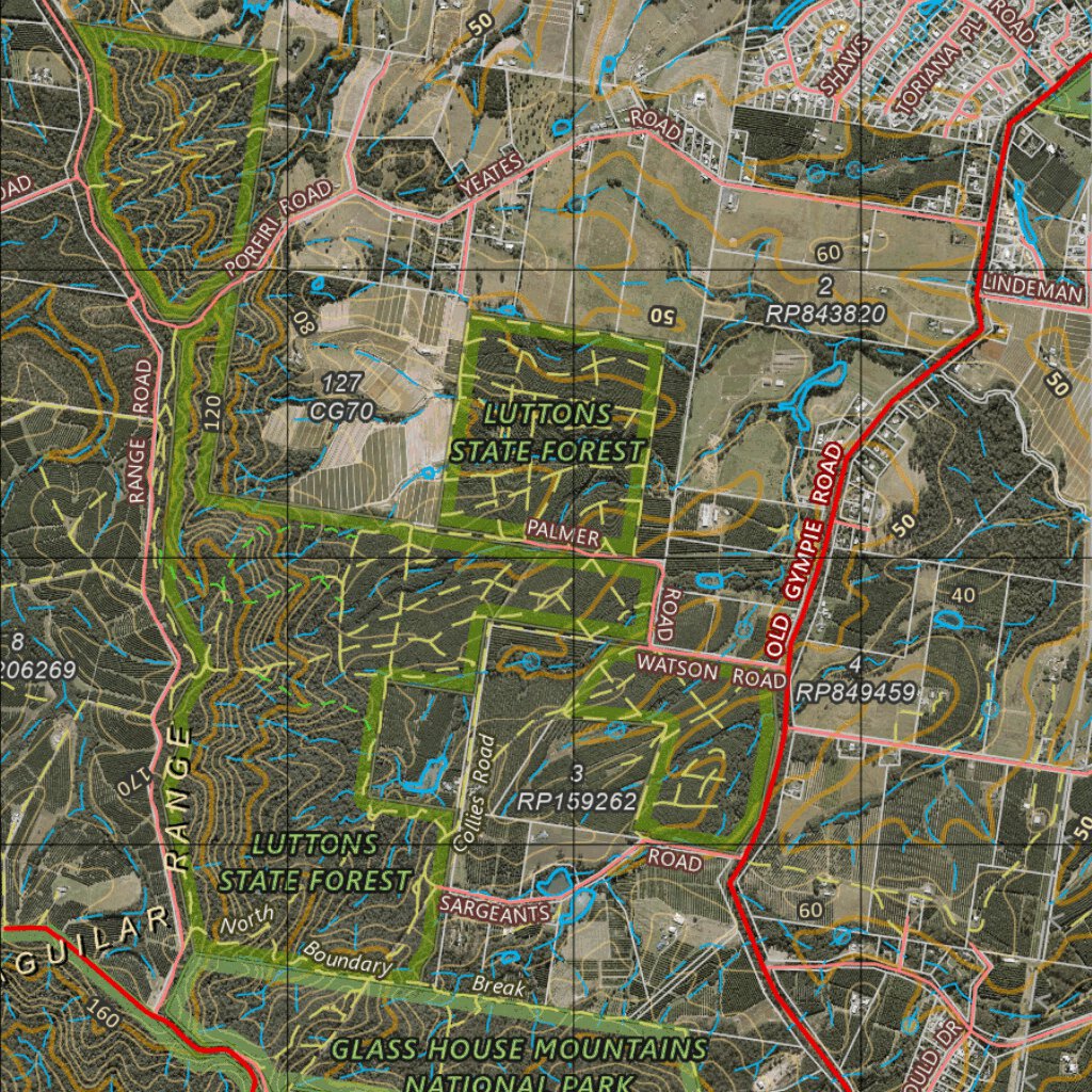 Woodford (9444-2i) Map by Department of Resources | Avenza Maps