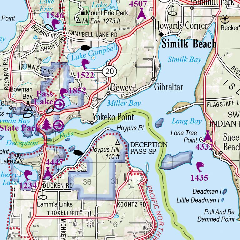 Washington Atlas & Gazetteer Map by Garmin | Avenza Maps