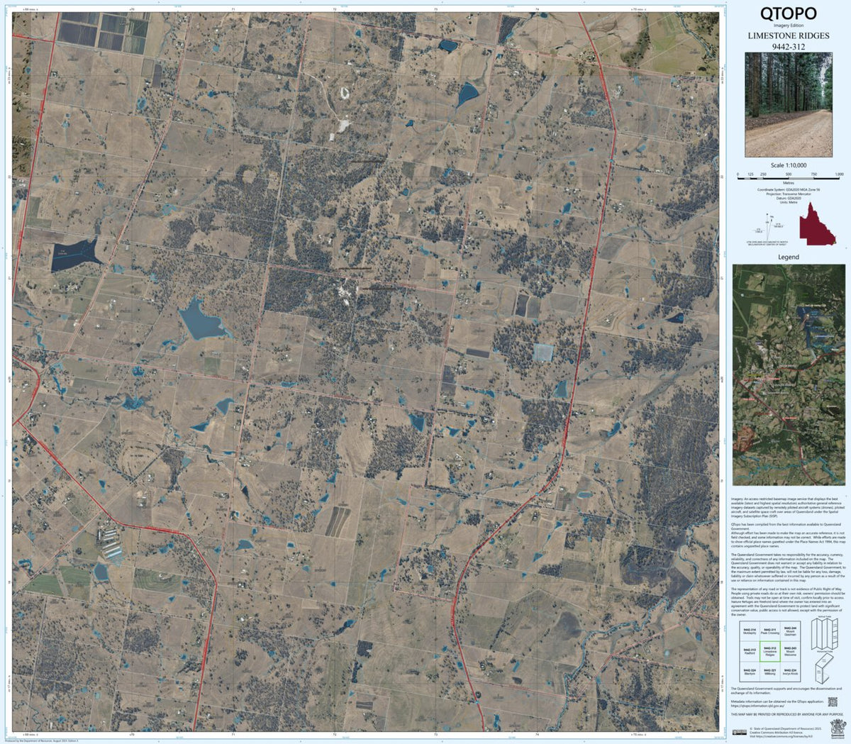 LIMESTONE RIDGES (9442-312i) Map by Department of Resources | Avenza Maps