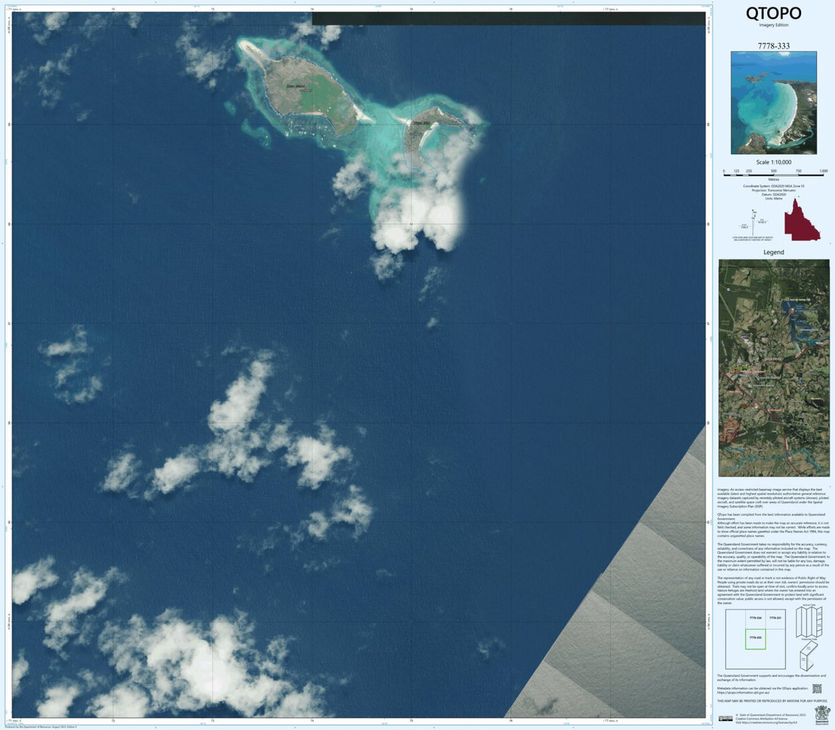 Murray Islands (7778-333i) Map by Department of Resources | Avenza Maps