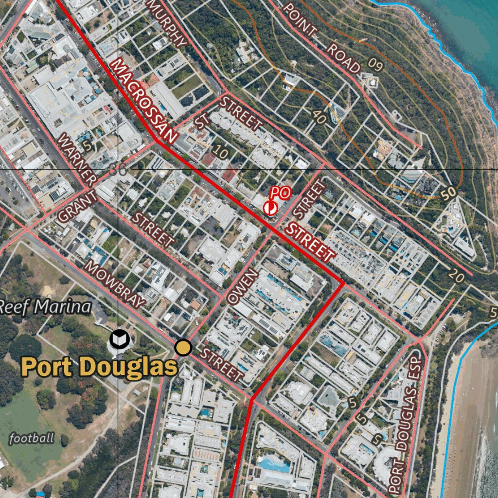 PORT DOUGLAS (7965-222i) Map by Department of Resources | Avenza Maps
