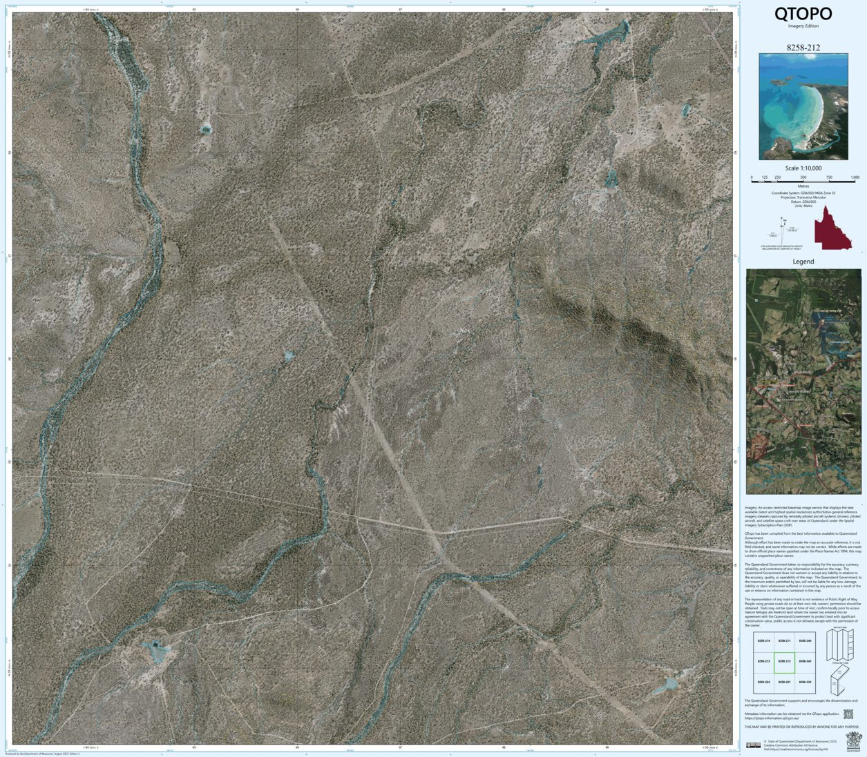 Mount Norman (8258-212i) Map by Department of Resources | Avenza Maps
