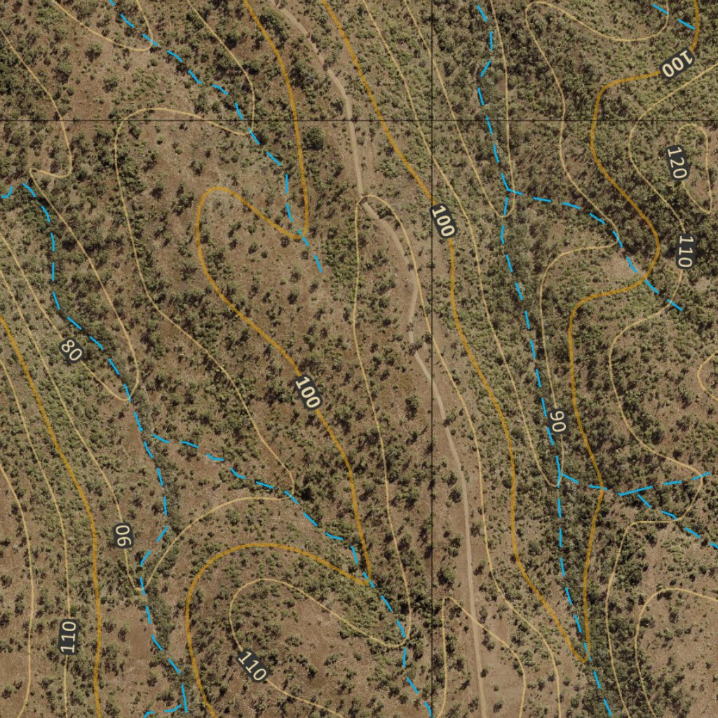 Rocky Ponds Creek (8458-334i) Map by Department of Resources | Avenza Maps