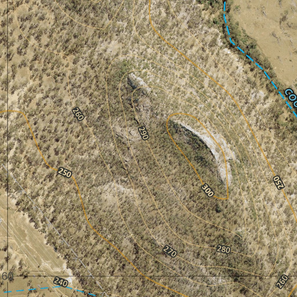 Mount Landsborough (8654-444i) Map by Department of Resources | Avenza Maps