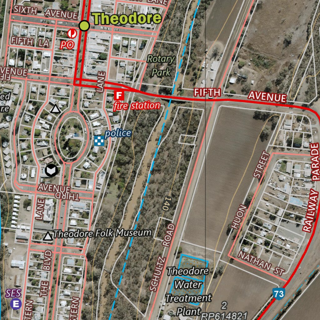 Theodore (8948-332i) Map by Department of Resources | Avenza Maps