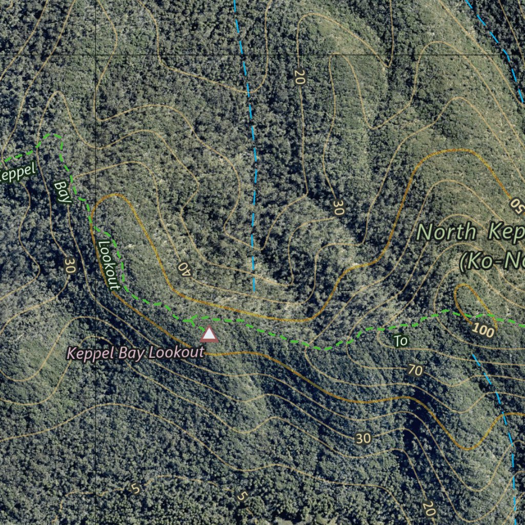 North Keppel (9051-113i) Map by Department of Resources | Avenza Maps