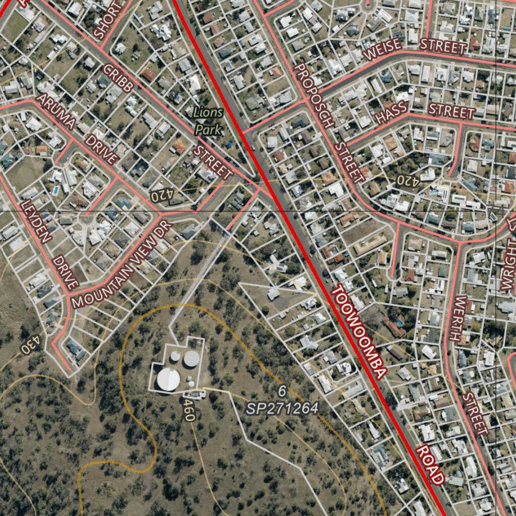 OAKEY SOUTH (9243-322i) Map by Department of Resources | Avenza Maps