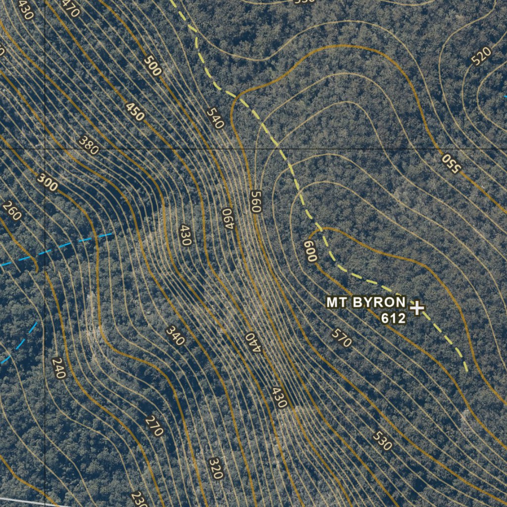 MOUNT BYRON (9443-413i) Map by Department of Resources | Avenza Maps