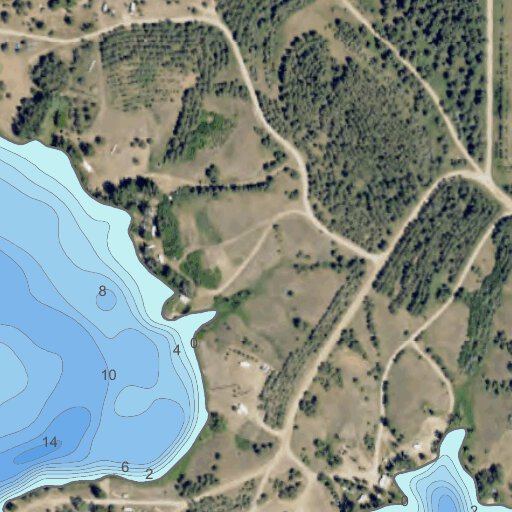 Lamoure, Lake - LaMoure County Map by North Dakota Game and Fish ...