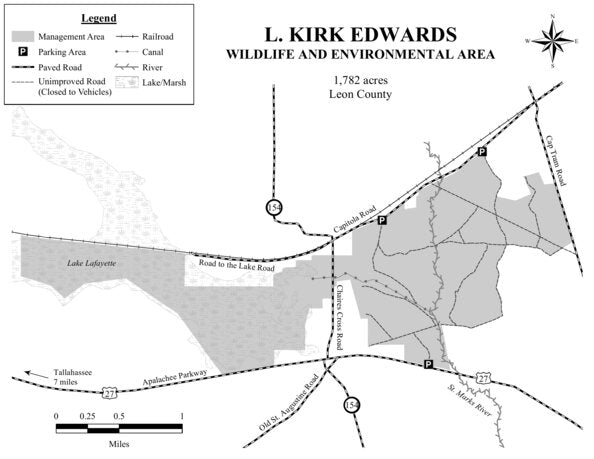 L. Kirk Edwards WEA Brochure Map by Florida Fish and Wildlife ...