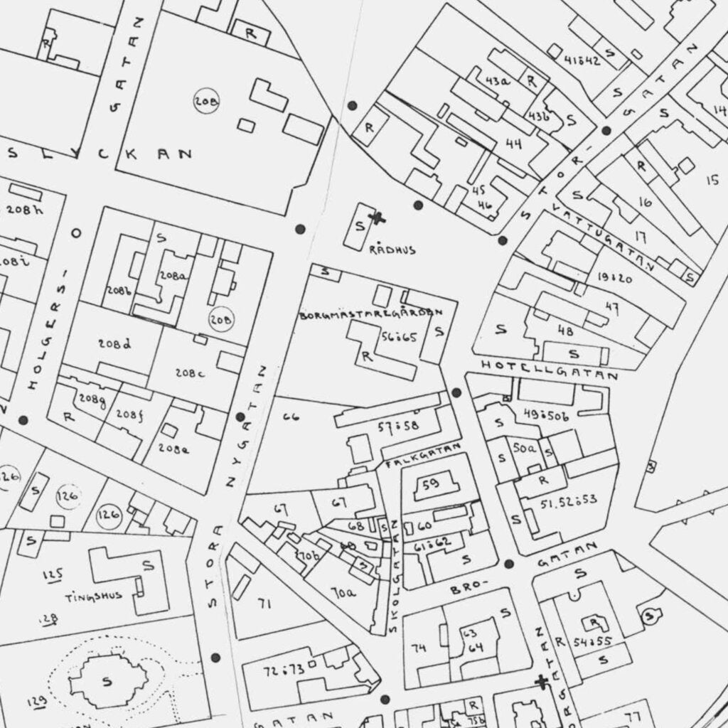 Falkenbergs stad 1913 Map by Historical GIS maps | Avenza Maps