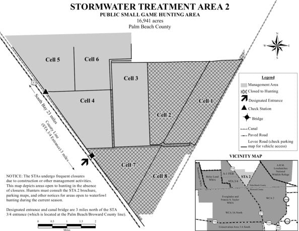 Stormwater Treatment Area 2 PSGHA Brochure Map by Florida Fish and ...