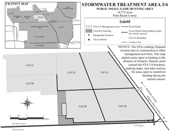 Stormwater Treatment Area 3/4 PSGHA Brochure Map by Florida Fish and ...