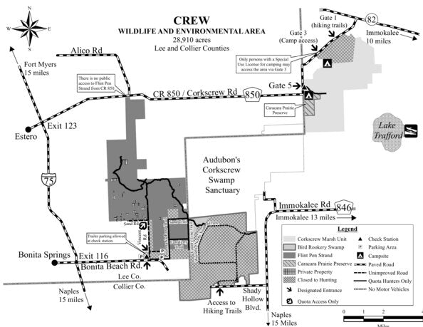 CREW WEA Brochure Map by Florida Fish and Wildlife Conservation ...
