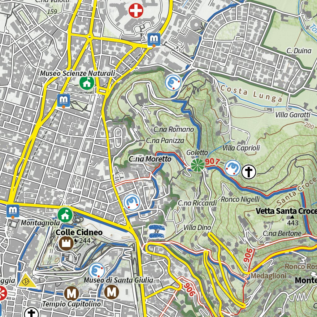 Parco delle Colline di Brescia, ed. 2023 - 4LAND 250 Map by 4LAND Srl ...