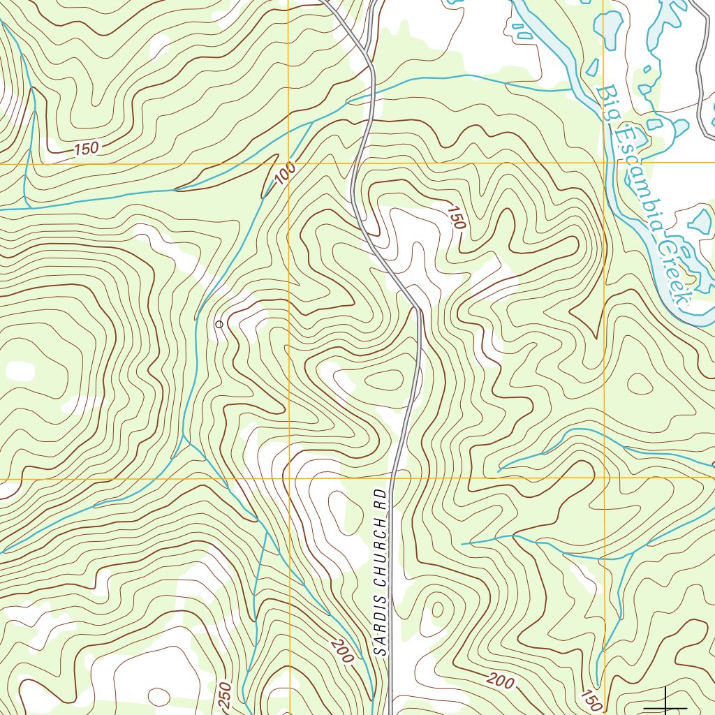 Flomaton, AL (2011, 24000-Scale) Map by United States Geological Survey ...
