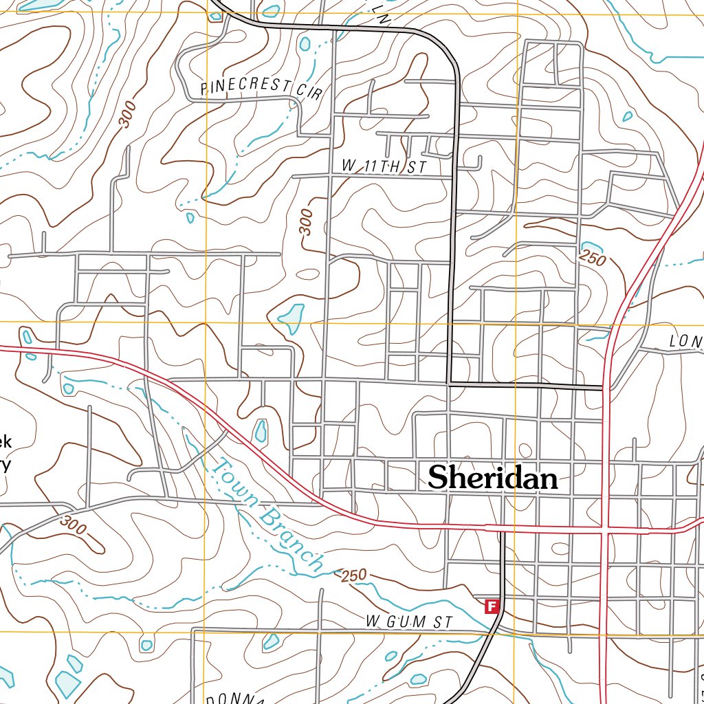 Sheridan, AR (2011, 24000-Scale) Map by United States Geological Survey ...