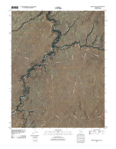 Mexican Water, AZ-UT (2007, 24000-Scale) Map by United States ...