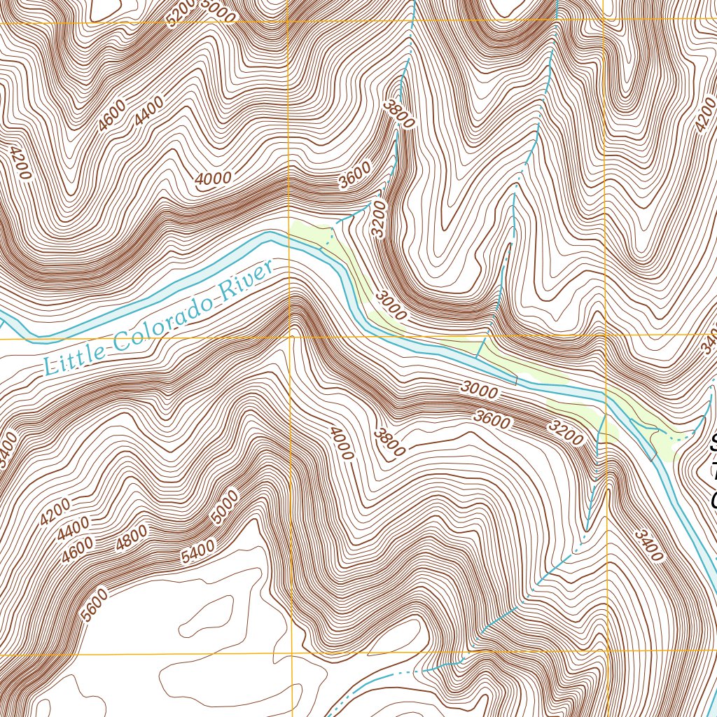 Salt Trail Canyon, AZ (2011, 24000-Scale) Map by United States ...