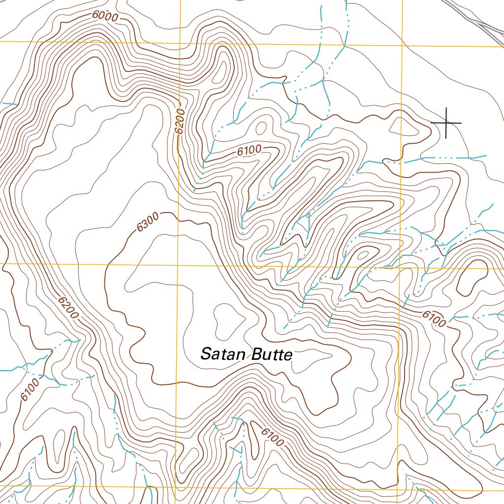Satan Butte, AZ (2011, 24000-Scale) Map by United States Geological ...