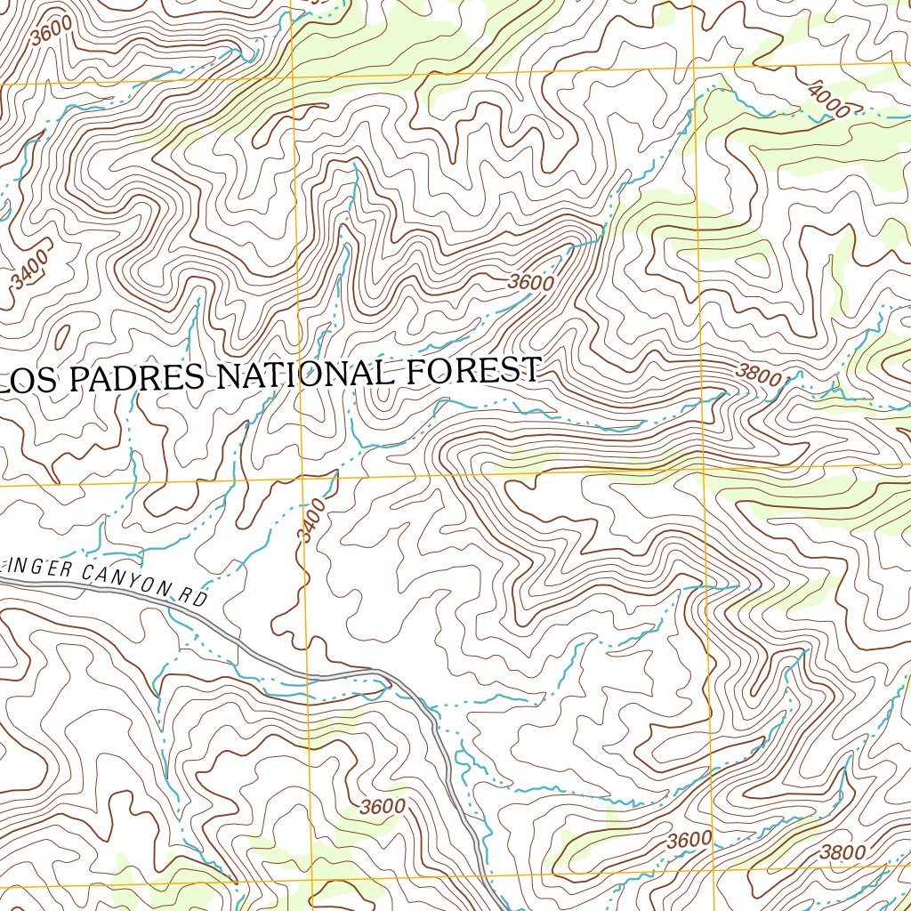 Ballinger Canyon, CA (2012, 24000-Scale) Map by United States ...