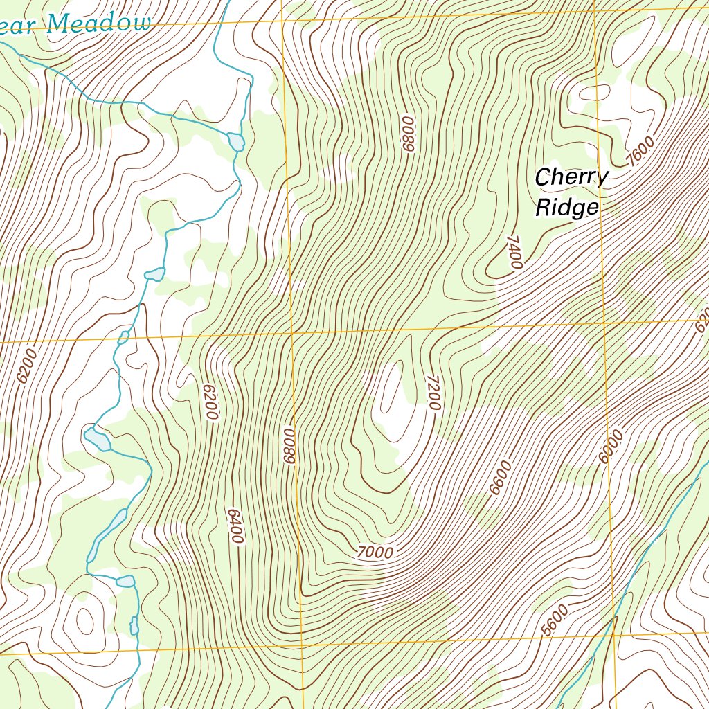 Cherry Lake North, CA (2012, 24000-Scale) Map by United States ...