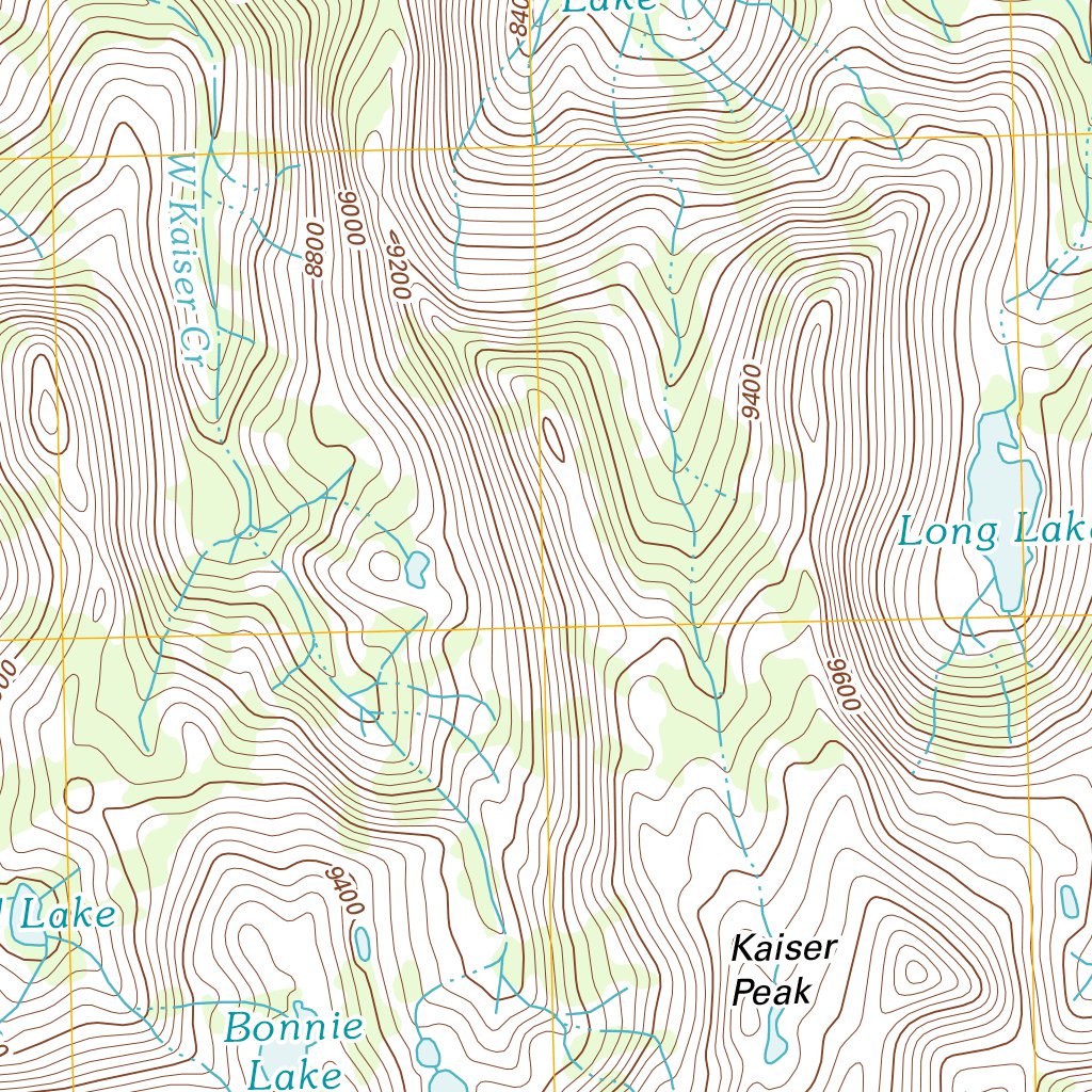 Kaiser Peak, CA (2012, 24000-Scale) Map by United States Geological ...