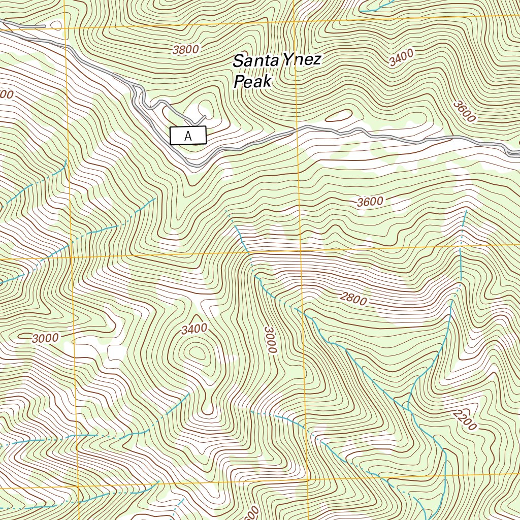 Lake Cachuma, CA (2012, 24000-Scale) Map by United States Geological ...
