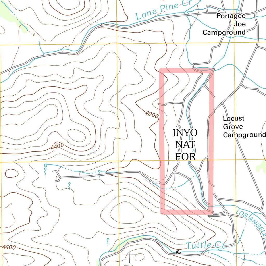Lone Pine, CA (2012, 24000-Scale) Map by United States Geological ...