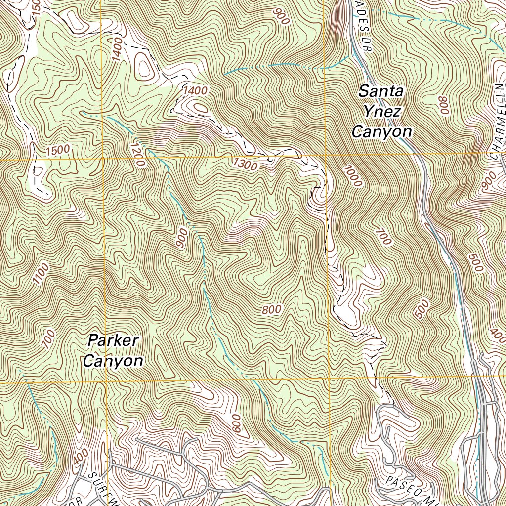 Topanga, CA (2012, 24000-Scale) Map by United States Geological Survey ...