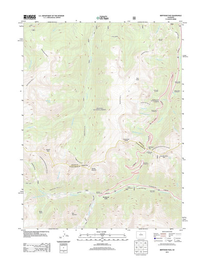 Berthoud Pass, CO (2013, 24000-Scale) Map by United States Geological ...
