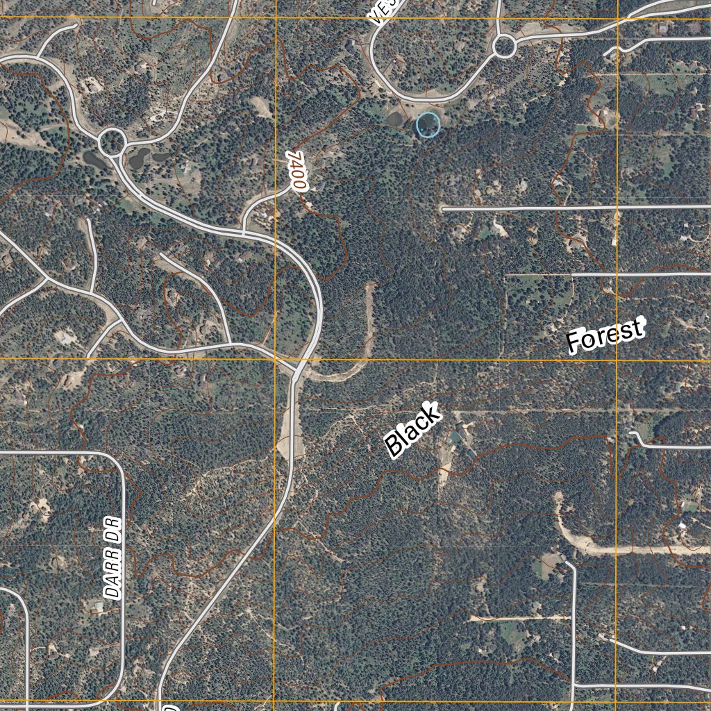 Black Forest, CO (2010, 24000-Scale) Map by United States Geological ...